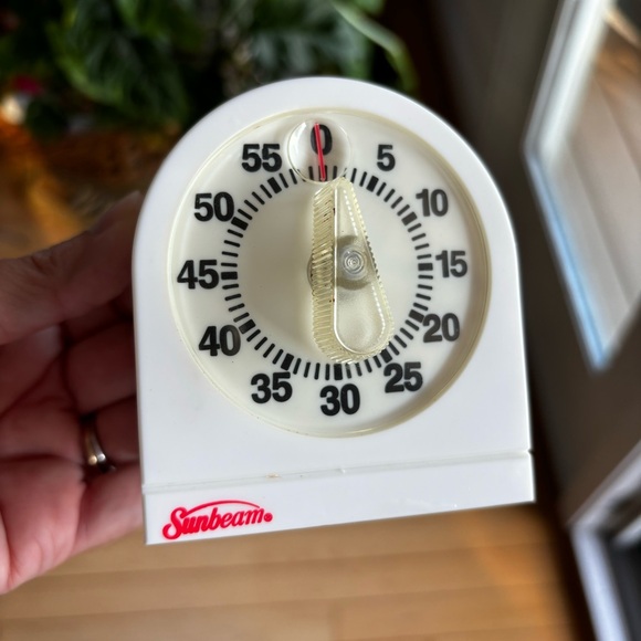 Sunbeam | Kitchen | Vintage Sunbeam White Mechanical 6 Minute Kitchen ...